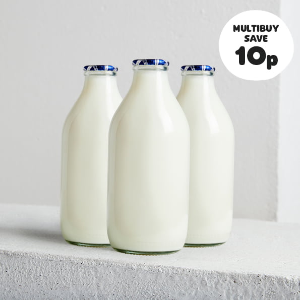 3 pints skimmed milk (Blue top) (delisted)